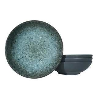 Red Vanilla Art Blue Coupe Bowls Set of 4 - Bed Bath & Beyond - 33244098