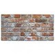 Dundee Deco Red Grey Brown Faux Brick 3D Wall Panels, Styrofoam Facing ...