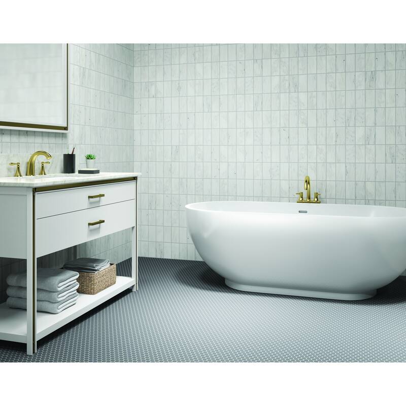 Marble 3x6-inch Honed Field Tile in White Carrara - 3x6 - Overstock ...