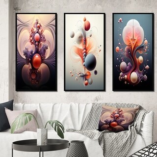 Designart "Metamorphosis Abstract Geometric Multiverse III" Abstract ...