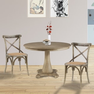 Winston Country Style Cross Back Grey Dining Chair - Bed Bath & Beyond ...