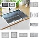 vidaXL Kitchen Sink Undermount Sink with Strainer Stainless Steel Sink ...