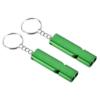 2Pcs Emergency Survival Whistle, Double Tubes Whistles Super Loud ...