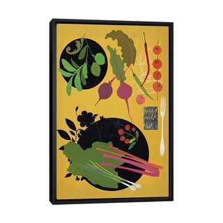 iCanvas "Summer Table" by Sarah Jarrett Framed Canvas Print - Bed Bath ...