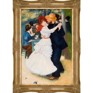 Pierre-Auguste Renoir 'Dance at Bougival' Hand Painted Oil Reproduction ...