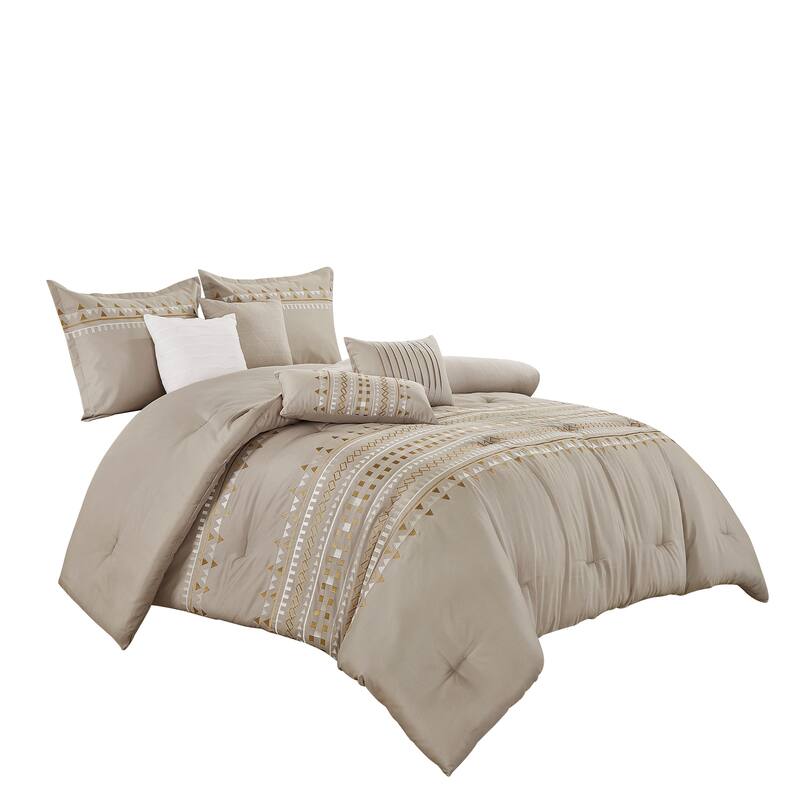 PISCES Luxury 7 Piece Comforter - Overstock - 34173302