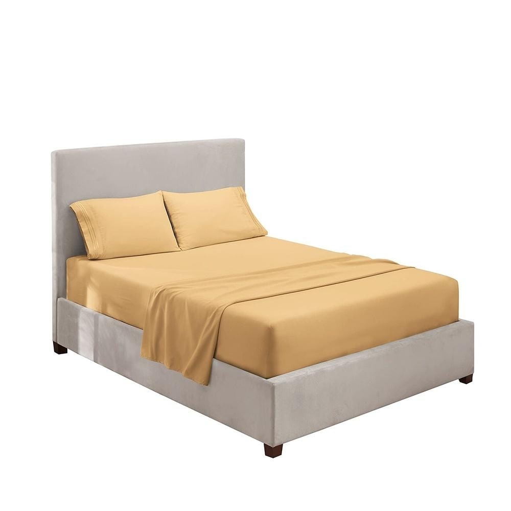 VECELO Metal Bed Frame with Headboard Classic Metal Platform Bed Frame ...