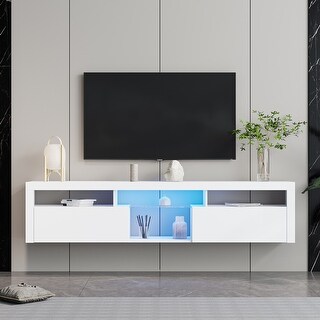 Modern Simple LED Lights TV Cabinet (16 Single Colors & 4 Color ...