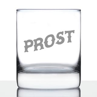 Cheers German Prost - Whiskey Rocks Glass - Germany Gifts & Souvenirs ...
