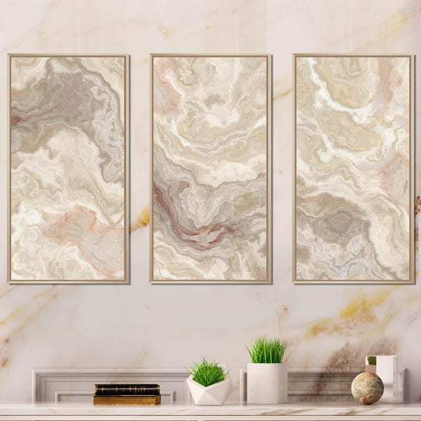 white frames wall art