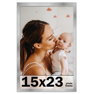15x23 Frame Stainless Steel Silver Picture Frame - Modern Photo Frame ...