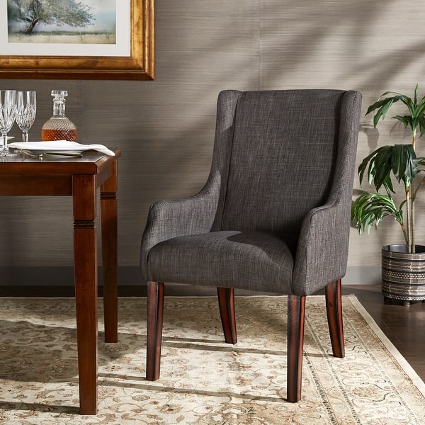 Jourdan Linen Sloped Arm Hostess Chair by iNSPIRE Q Bold - - 8585534