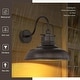 Exterior Outdoor Wall Sconce, Barn Light, Oil Rubbed Bronze - Bed Bath ...
