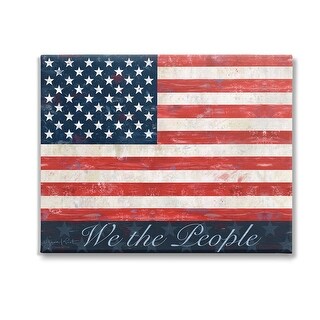 Stupell We The People Flag Canvas Wall Art Design By Annie LaPoint ...