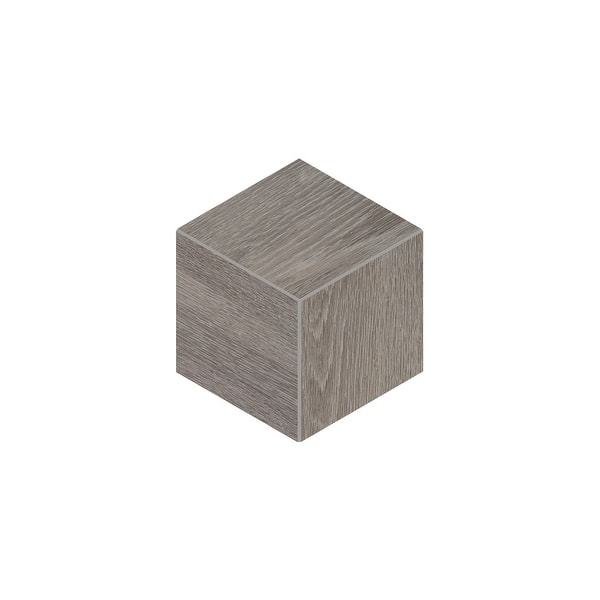 Daltile Emerson Wood 12" x 12" Wood Look 3D Cube Mosaic (10 PCS Per ...