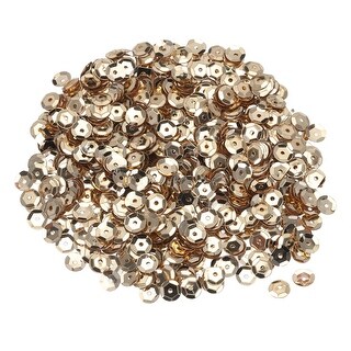Loose Sequins 6MM Silver Backed Sequins 2400Pcs Cup Embroidery Sequins ...