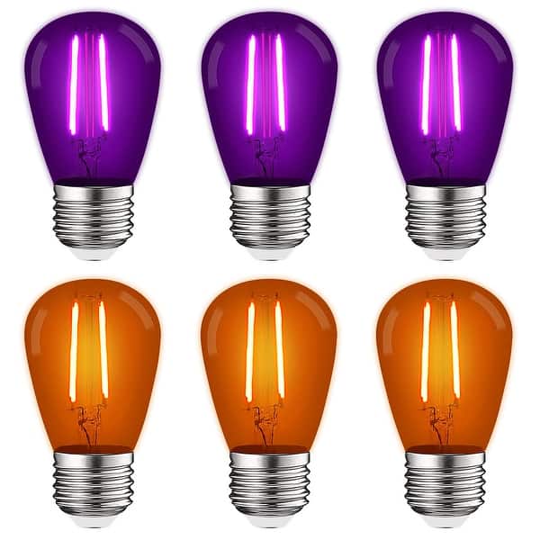 orange light bulbs for string lights