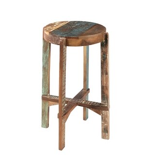 Bengal reclaimed wood bar stool - 30 - Bed Bath & Beyond - 32868376