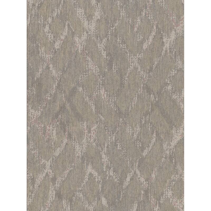 Michael, Bunter Grey Distressed Geometric, 33' L X 21" W, Wallpaper ...