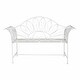 White Metal Garden Bench - Bed Bath & Beyond - 33350682