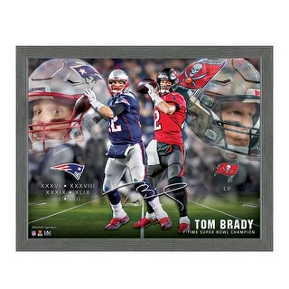 Tom Brady 7-Time Super Bowl Champ Commemorative Photo - Black - Bed ...