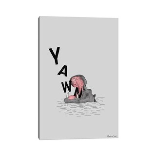 iCanvas "Yawning Hippo" by Martina Scott Canvas Print - Bed Bath ...