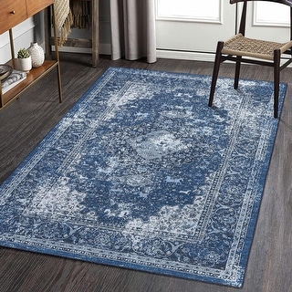 9x12 Large Living Room Area Rug Vintage Distressed Rug - 9 x 12 Feet ...