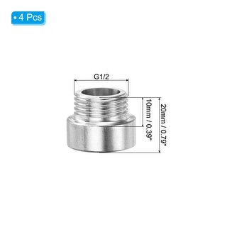 Shower Head Extension Arm Stainless Steel Male to Female Thread Cast Pipe Fitting Coupler - Bed ...