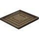 Bronze Custom Metal Insert Accent Decor Tile 2x2 (8 pack) - Bed Bath ...