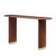 59.1" Narrow Entryway Table , Modern MDF Sofa Console with Sleek ...