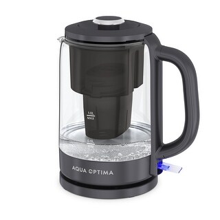 Aqua Optima Electric Kettle with Water Filter, 1500W fast boil - Bed ...