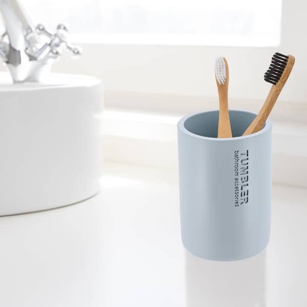 toothpaste and toothbrush holder