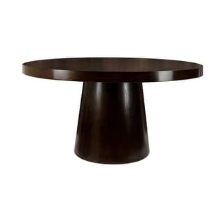 Wooden Round Dining Table in Espresso Finish - Bed Bath & Beyond - 34343856