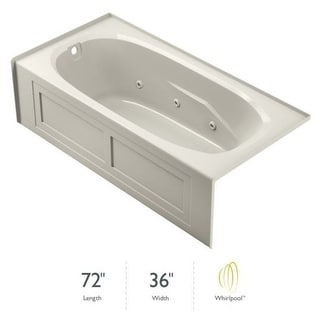 Jacuzzi Signature 72" Acrylic Whirlpool Bathtub for Alcove - Bed Bath ...