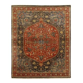 Gray Fine Mamluk Design Rug - 8' x 10' - Rust - 8' x 9'1'' - Bed Bath ...
