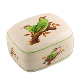 Novica Handmade Valley Saga Papier Mache Decorative Box - Bed Bath ...