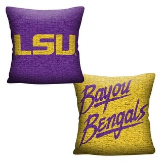 NCAA LSU Invert 20 Inch Pillow - Bed Bath & Beyond - 38360525