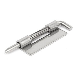 90mmx25mm 304 Stainless Steel Right Hand No Hole Spring Loaded Barrel ...