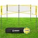 16FT 4 Square Volleyball Game Set with Adjustable Height, 4-Way ...