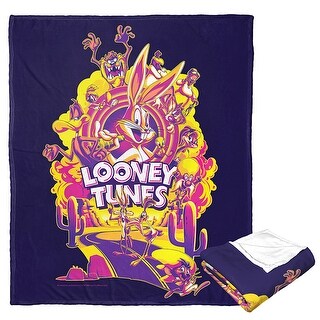 Warner Brothers WB100 What's Up Doc Multi Silk Touch Throw Blanket ...