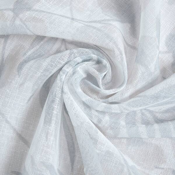 Botanical Printed Texture Sheer Window Pair - Bed Bath & Beyond - 39688332