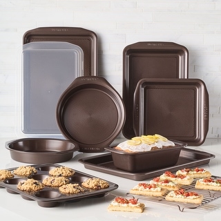 Circulon Bakeware Nonstick Bakeware Set, 10-Piece, Chocolate Brown - Bed Bath & Beyond - 17665946