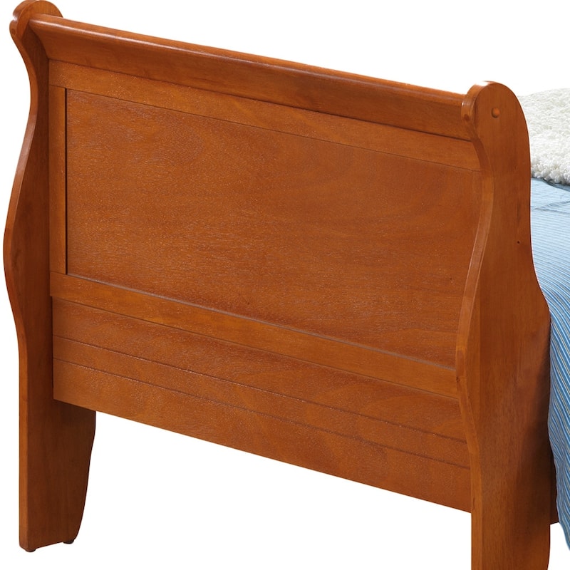 Louis Phillipe Wood Sleigh Bed - On Sale - Overstock - 31134916