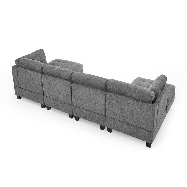 DIY Combination Modular Sectional Sofa, Gray - On Sale - Bed DIY Combination Modular Sectional Sofa, Gray - On Sale - Bed