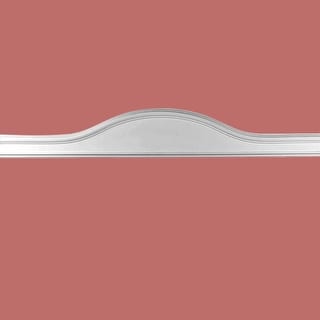 Roman Style White Urethane Door Pediment - Elegant Architectural Header ...