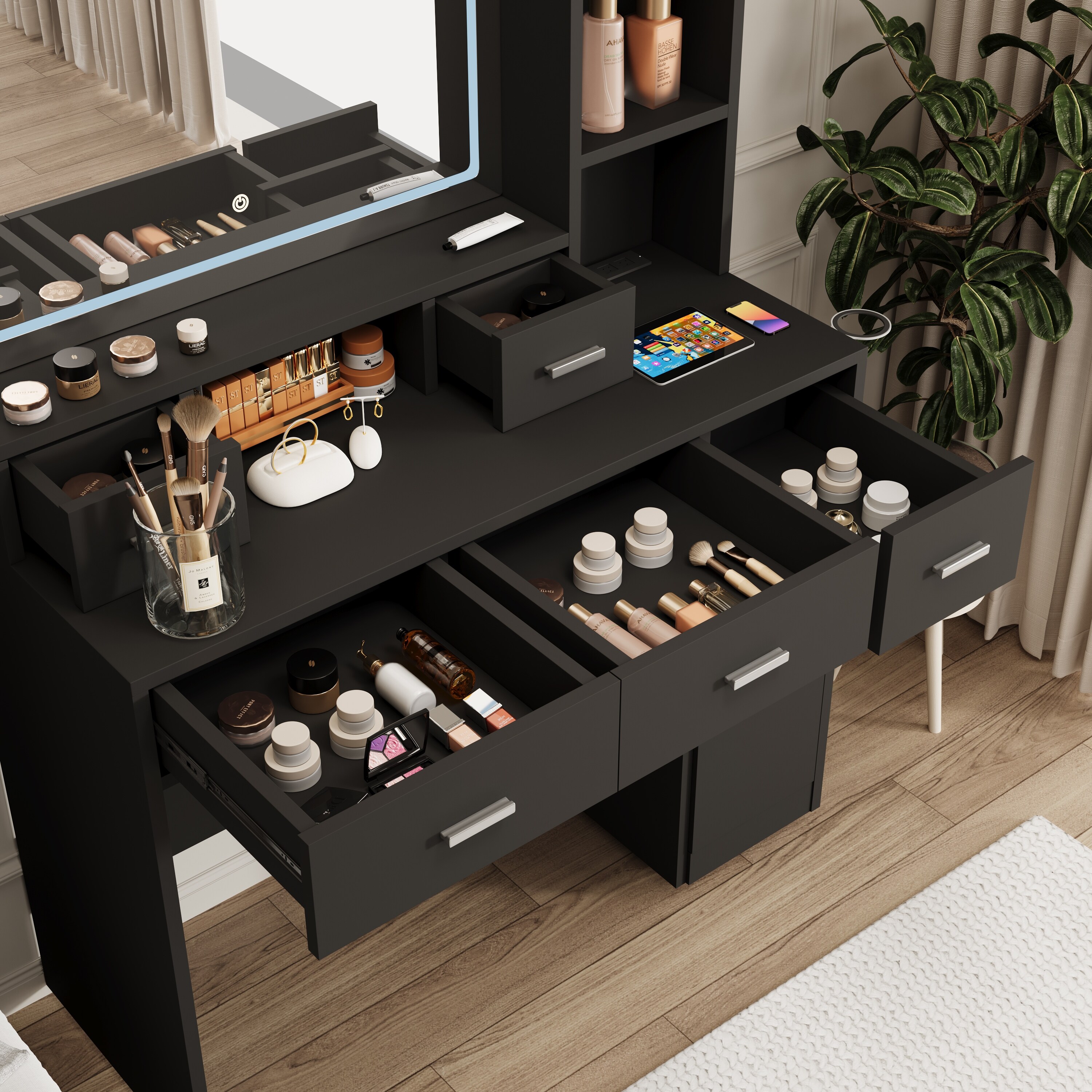 charcoal dressing table