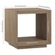 Tannen 22" Wide Rectangular Side Table - Bed Bath & Beyond - 39308890