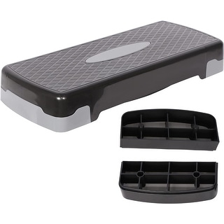 Step Platform Trainer Adjustable Workout Aerobic Stepper in Fitness ...