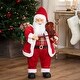 Animated and Musical Santa with Violin Christmas Figurine - 32" - Bed ...