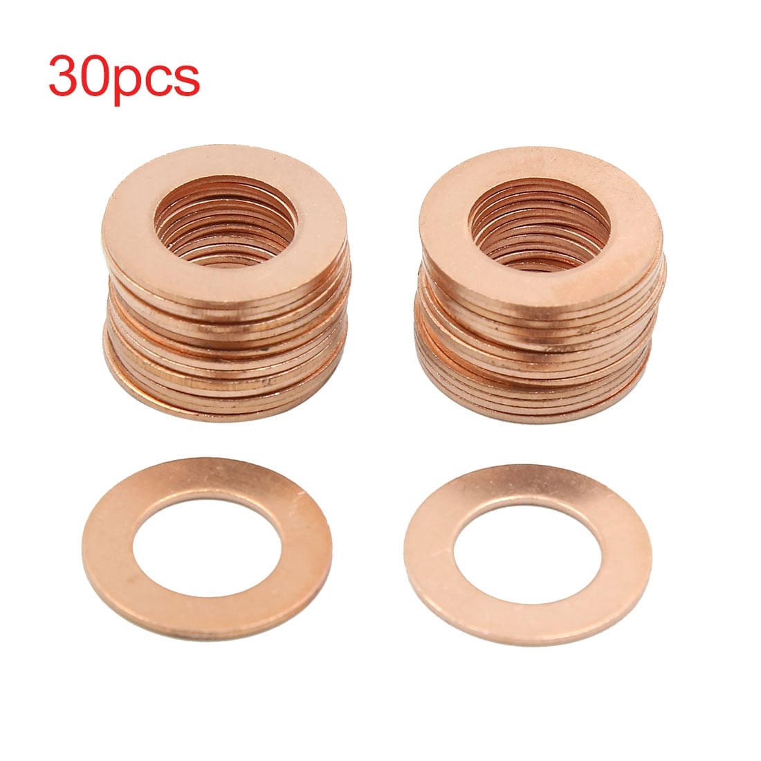 M6 x 14mm x1.2mm Stainless Steel Car Fastener Sealing Flat Washer ...